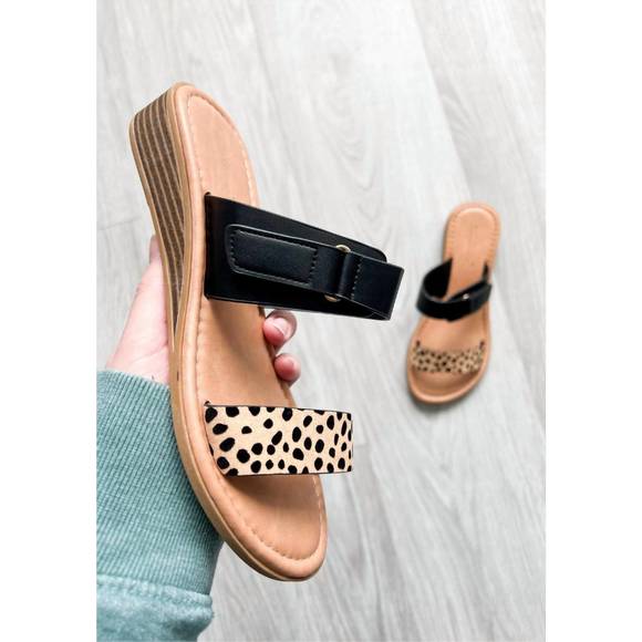 OLEM | Shoes | New Olem Animal Print Sandal In Patterned | Poshmark